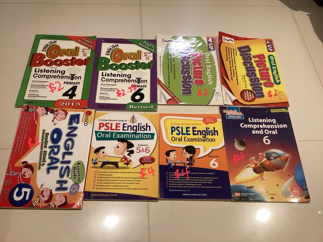 PSLE primary 6 english oral and listening comprehension books, Hobbies ...