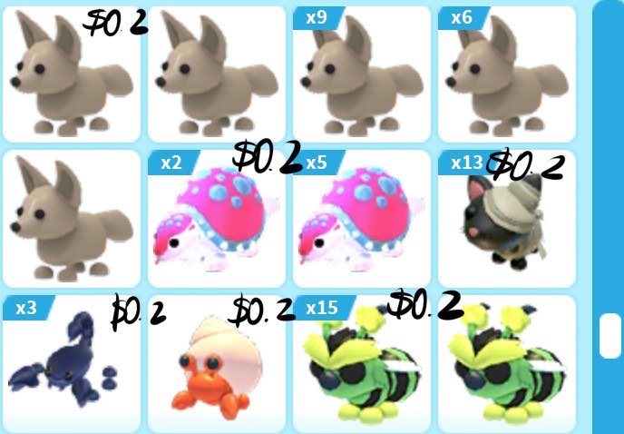 Roblox Adopt Me Uncommon / Common Pets, Video Gaming, Gaming ...