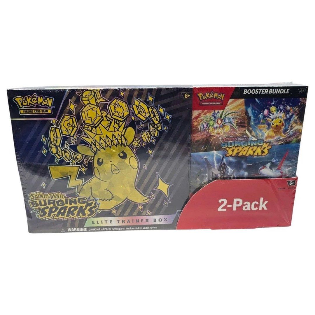 SEALED Pokemon Surging Sparks ETB + BB Costco Set, Hobbies & Toys, Toys ...