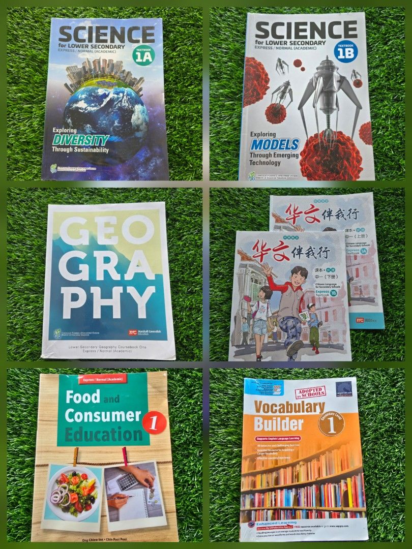 Secondary 1 text book English Chinese science food and consumer ...