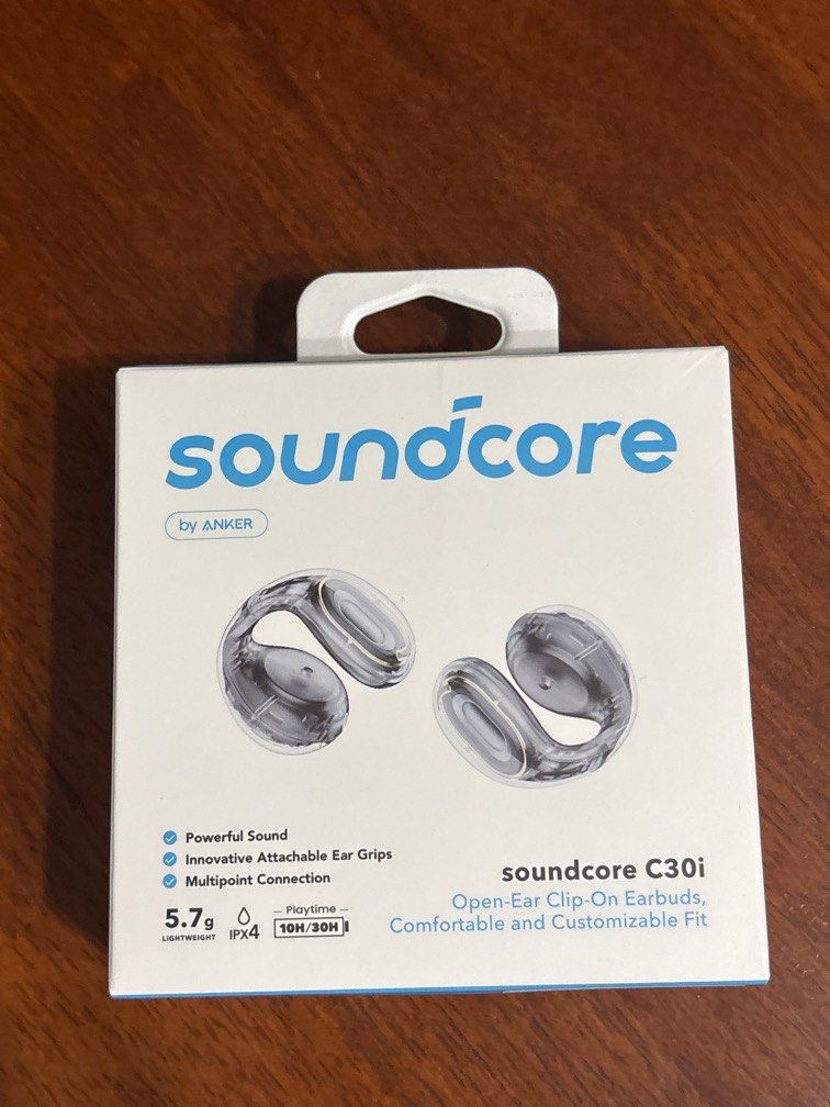 Soundcore c30i - Open Ear Clip-on Earbuds, Audio, Earphones on Carousell