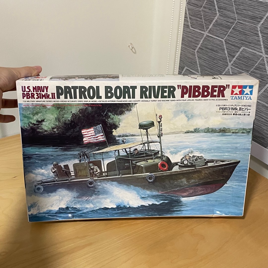 Tamiya 1/35th U.S. Navy PBR 31mk.ii Patrol Boat River “Pibber”, Hobbies ...