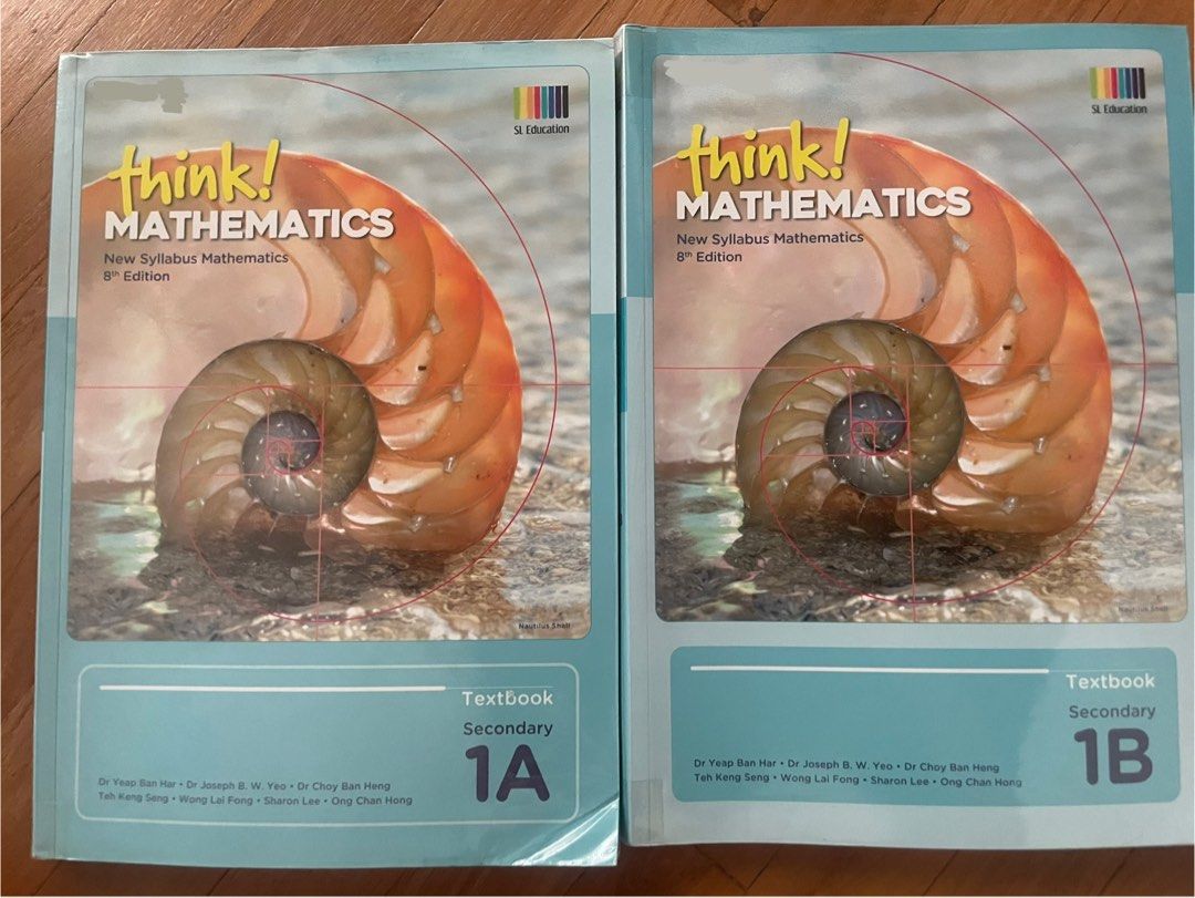 Think! Mathematics Textbook Secondary 1A & 1B, Hobbies & Toys, Books ...