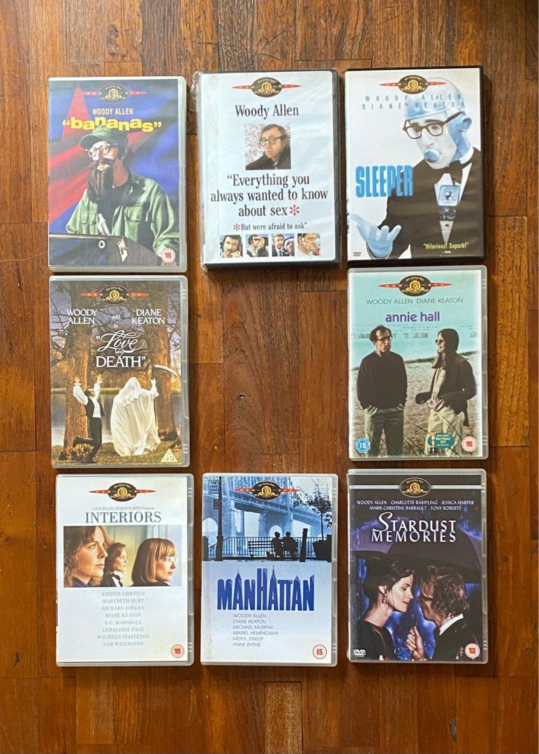 Woody Allen DVD Collection #1 (1971~1980)., Hobbies & Toys, Music ...