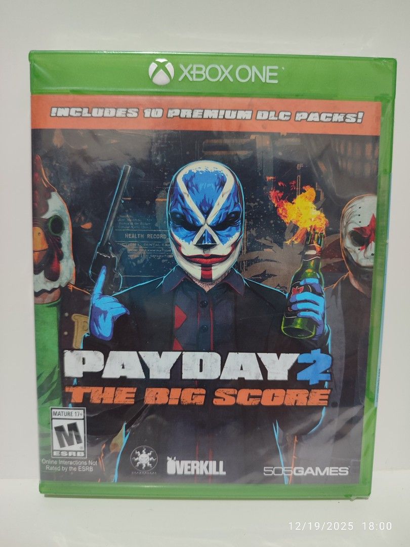 XBOX ONE - Payday 2: The Big Score (BRAND NEW) "US", Video Gaming ...