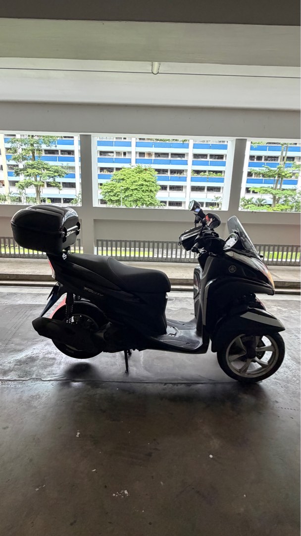 YAMAHA Tricity 125, COE 9/12/2030 Low 35k genuine milage, Motorcycles ...