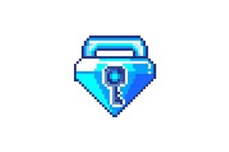 0.35 Growtopia Blue Gem Lock Diamond Lock, Video Gaming, Gaming ...