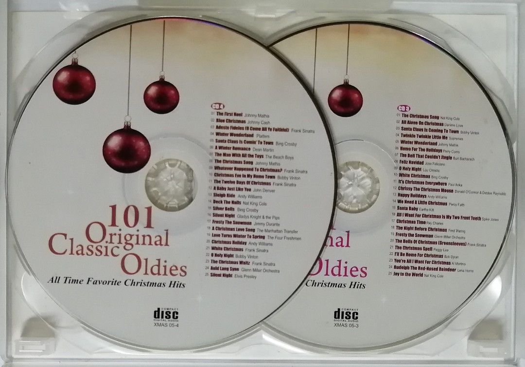 101 Original Classic Oldies Christmas Hits 4xCD Elvis Presley Frank Sinatra The Beach Boys ...