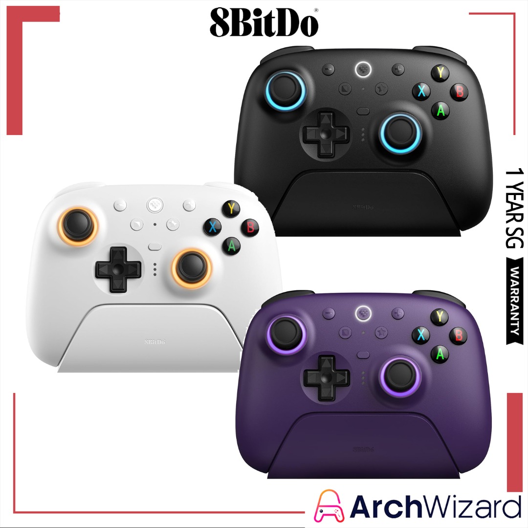 8BITDO Ultimate 2 Wireless Controller for Windows PC, Apple, Steam ...