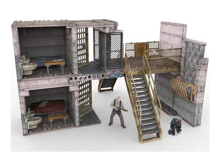 清貨價～ (全新) McFarlane 出品 (368pcs) AMC Walking Dead Prison Catwalk ...