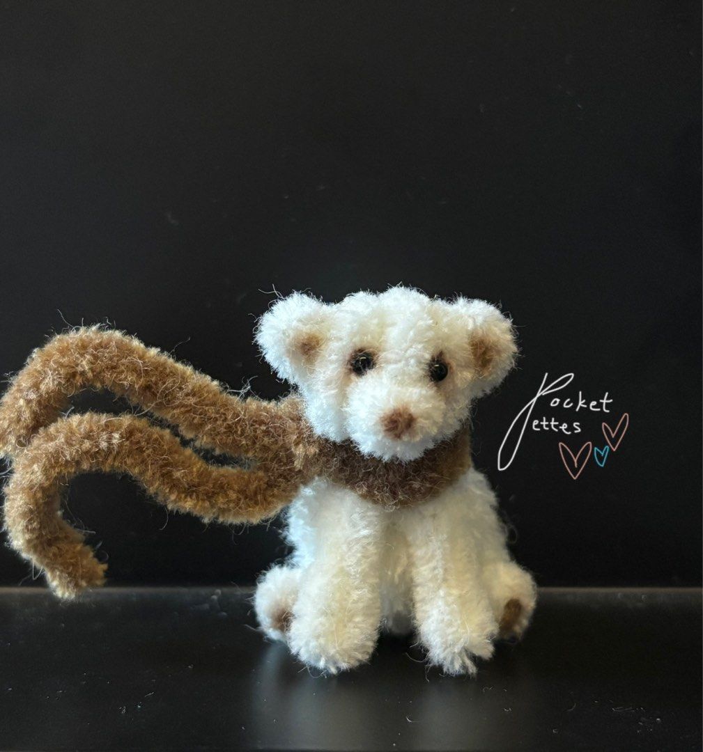 [OPENING SALE] ☆ PocketPettes Handmade Polar Bear pipecleaner, Hobbies ...