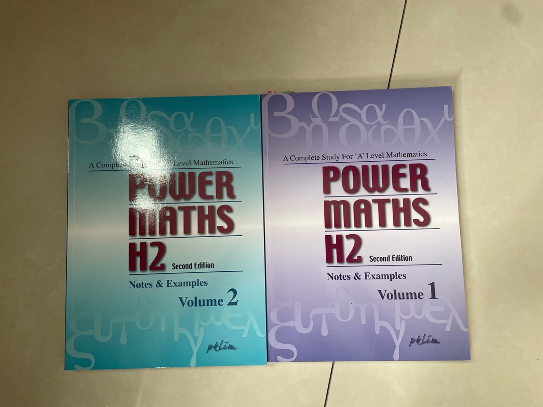 A Level H2 Power Maths Notes & Examples (Volume 1 & 2), Hobbies & Toys ...