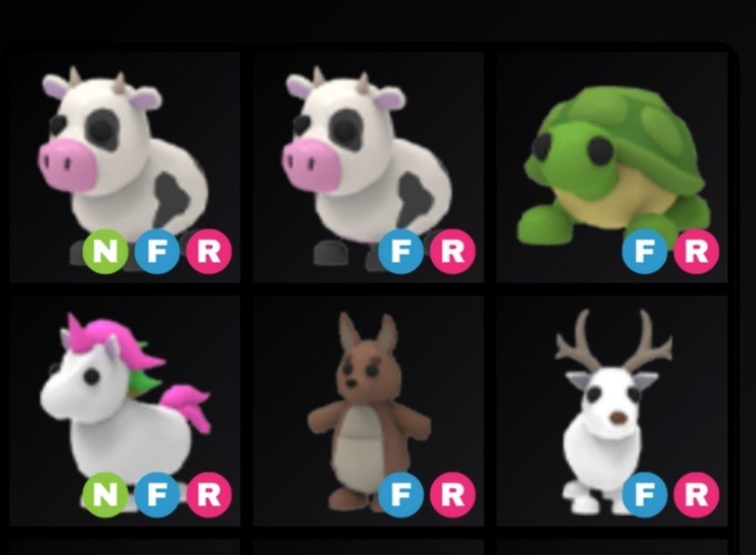 ADOPT ME SALE 🔥‼️(cow, unicorn, turtle, arctic reindeer, kangaroo ...