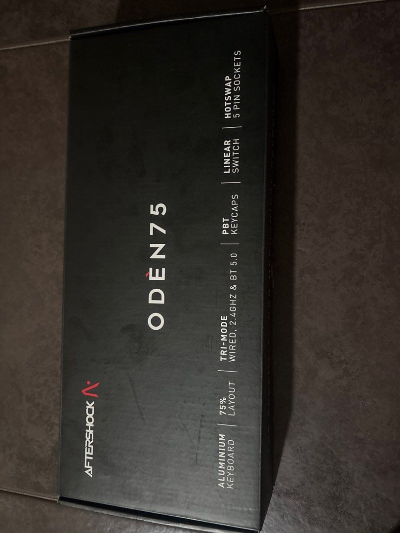 Aftershock Oden 75 wireless Keyboard, Computers & Tech, Parts ...