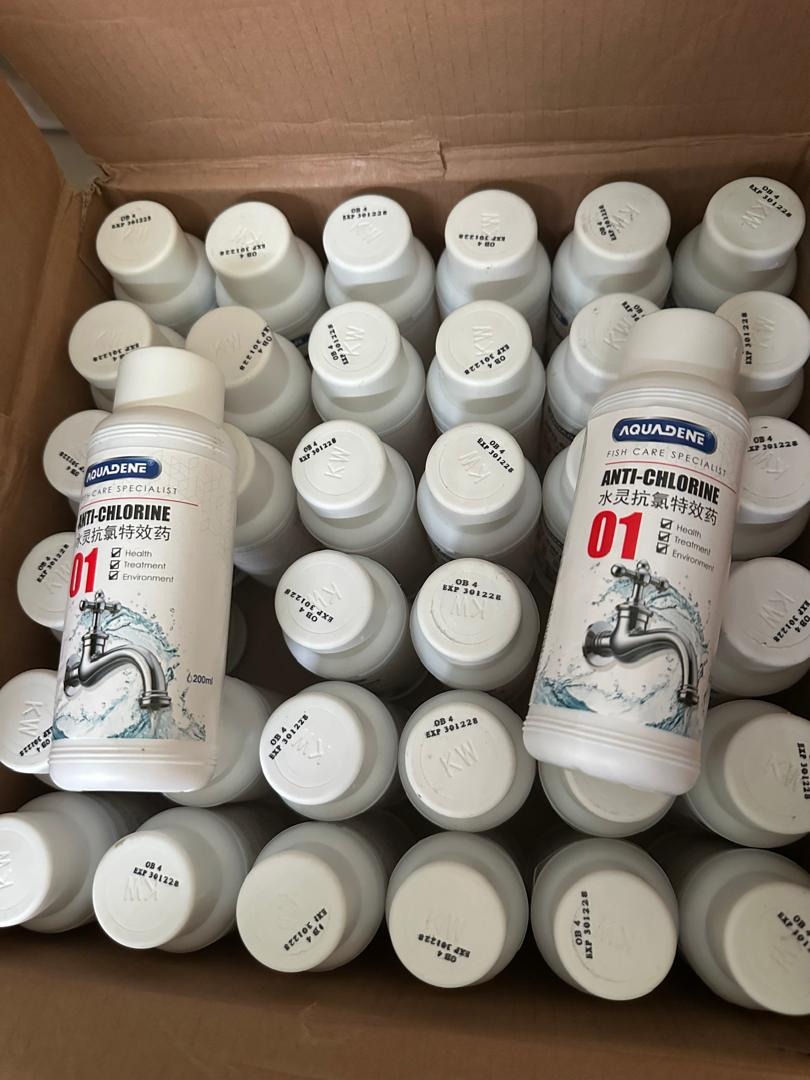 Aquadene Anti-Chlorine (200ml), Pet Supplies, Health & Grooming on ...