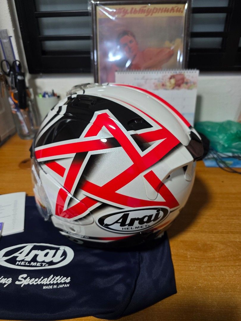 Arai VZ-RAM Nakano Star, Motorcycles, Motorcycle Apparel on Carousell