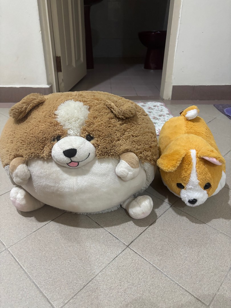 Assorted Plush Toys - Corgi, Stitch, and We Bare Bears, Hobbies & Toys ...