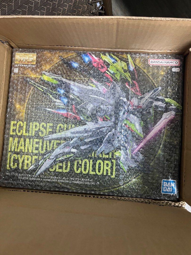 Bandai MG 1/100 Eclipse Gundam with Raijin backpack Cyberise Color ...