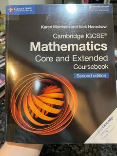 Cambridge IGCSE Additional Mathematics Book 1, Hobbies & Toys, Books & Magazines, Textbooks on ...