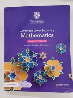 Cambridge Lower Secondary Mathematics Learner's Book 9, Hobbies & Toys, Books & Magazines ...