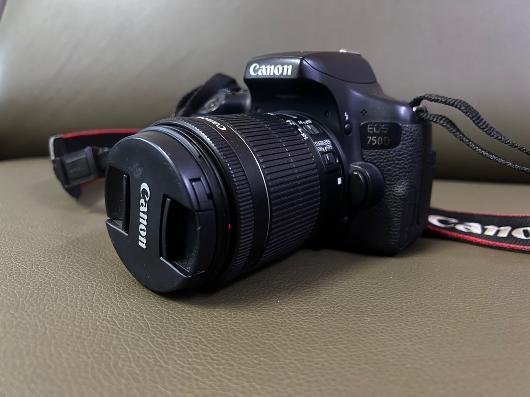 canon eso 750D with 18-55mm STM lens DSLR Camera, like new condition ...