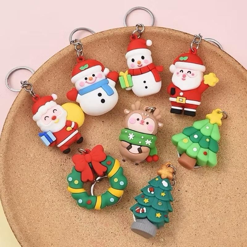Christmas Themed Keychains, Hobbies & Toys, Toys & Games on Carousell
