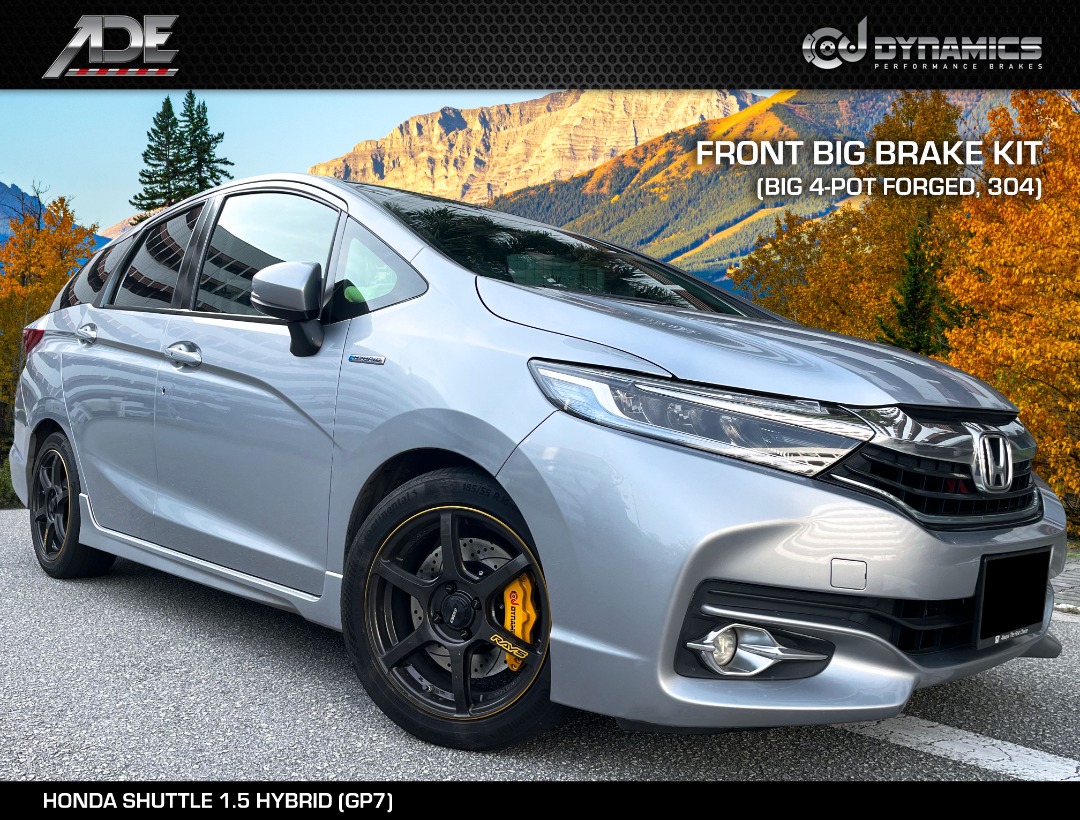 CJ DYNAMICS FRONT BIG BRAKE KIT (BIG 4-POT FORGED, 304) ON HONDA ...