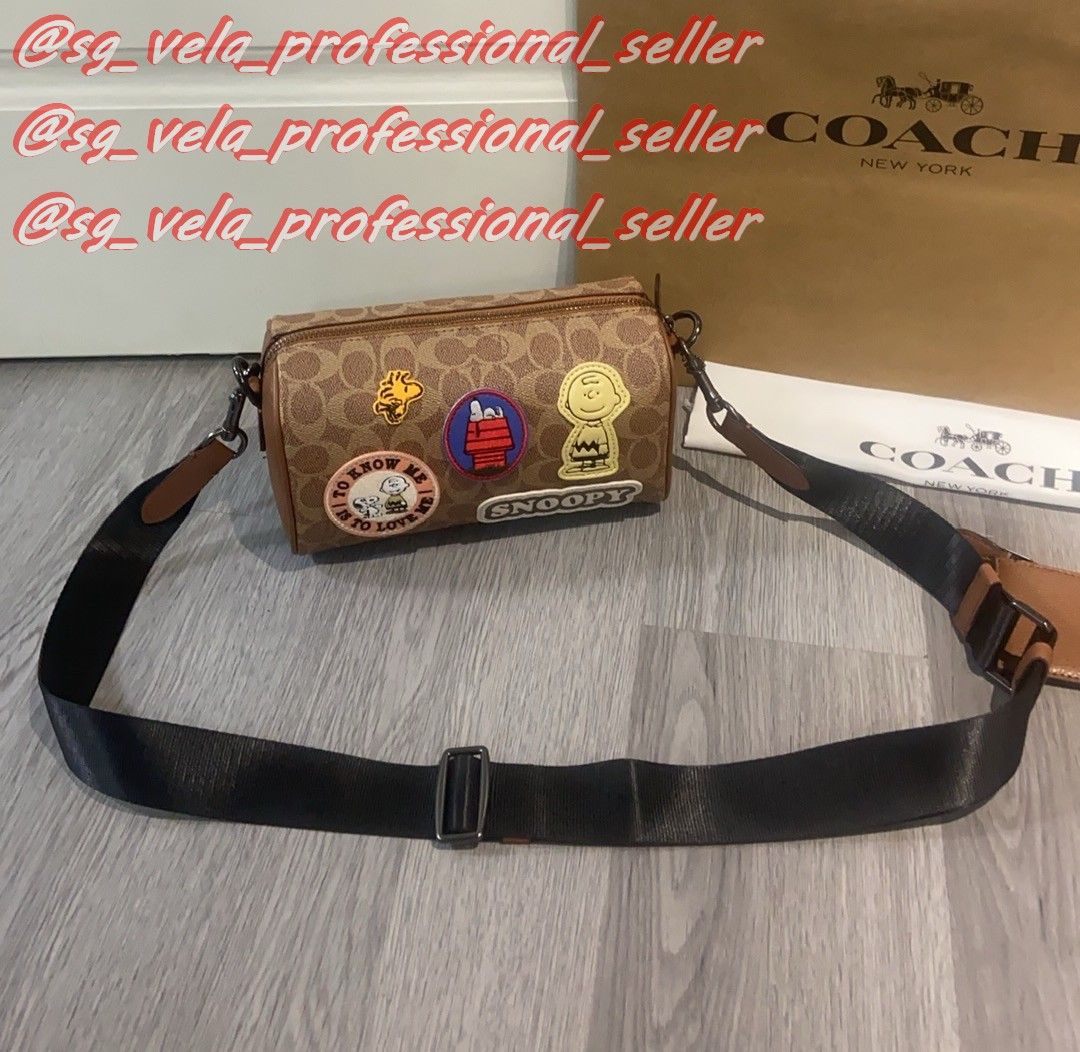 COACH x PEANUTS Collaboration Men's Crossbody Bag, Shoulder Bag, Camera ...