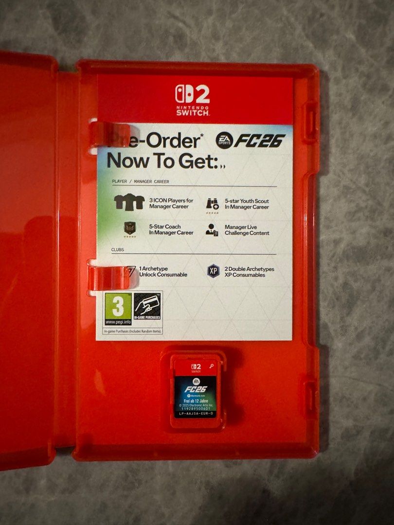 EA Sports FC 26 Nintendo Switch 2 (Nego!), Video Gaming, Video Games ...