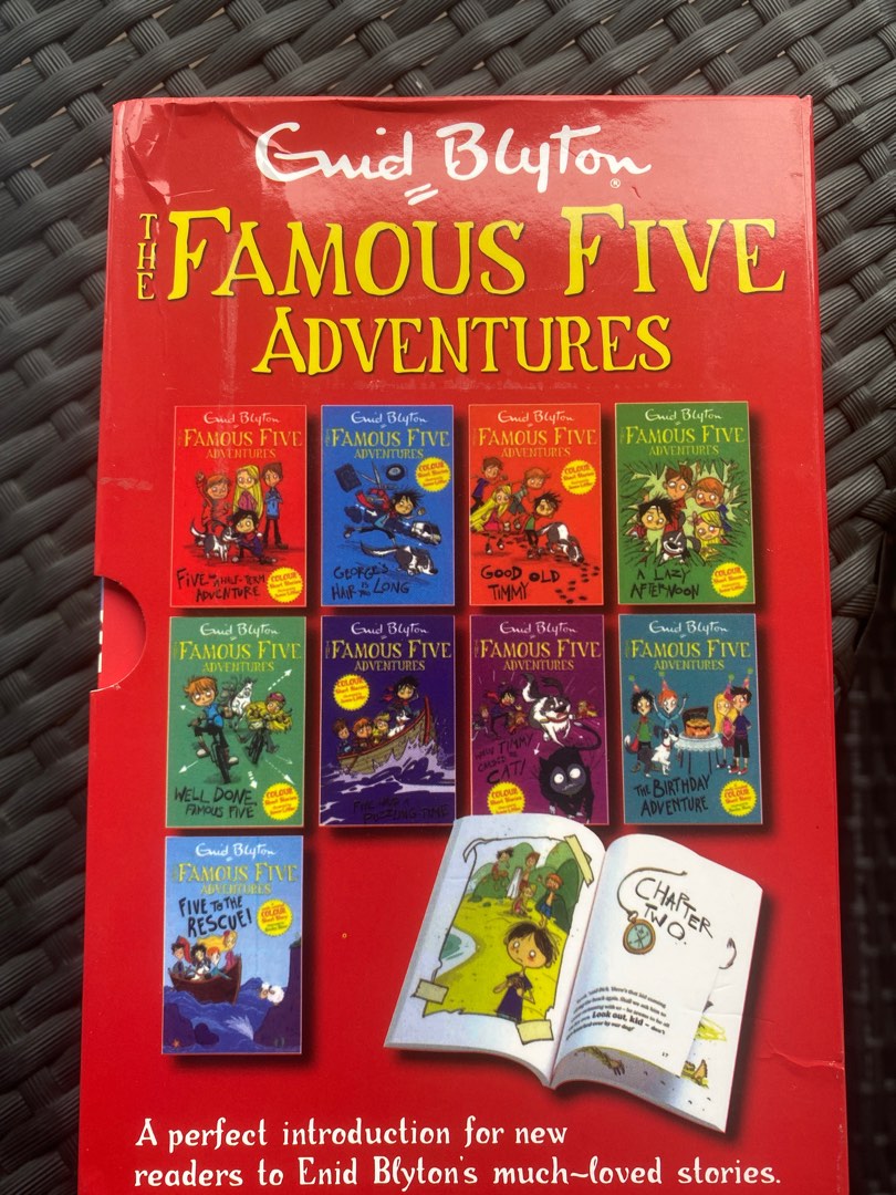 Enid Blyton Famous Five Adventures Book Set, Hobbies & Toys, Books ...