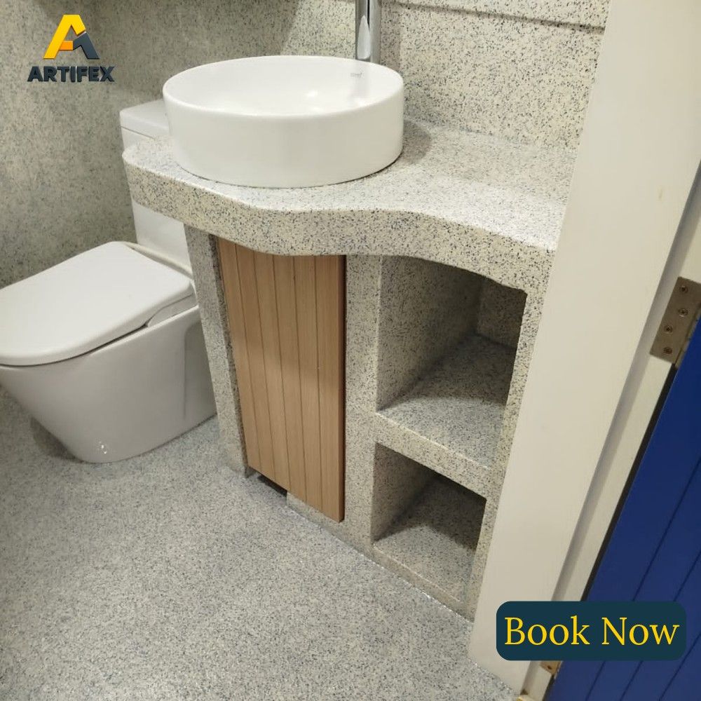 Flakes Overlay | Overlay on tiles | Flakes epoxy | Epoxy paint ...