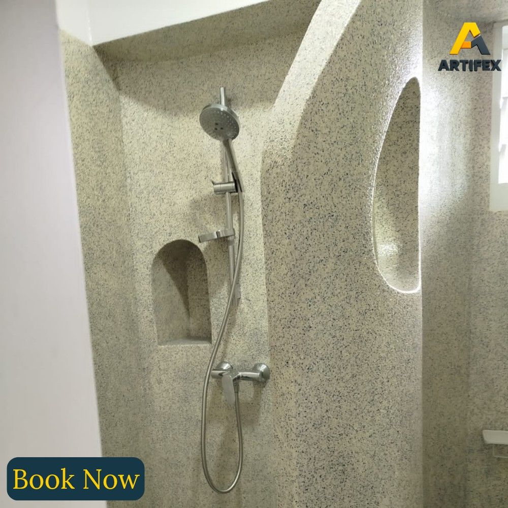 Flakes Overlay | Overlay on tiles | Flakes epoxy | Epoxy paint ...