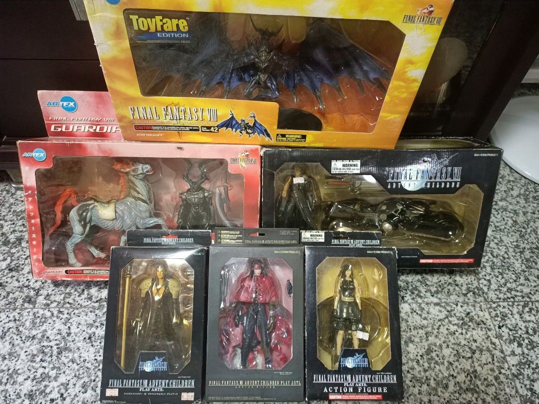 Final Fantasy VII Action Figures - Various, Hobbies & Toys, Toys ...