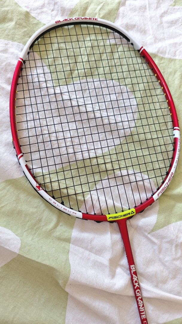 Fischer Black Granite Calibur Badminton Racket, Sports Equipment ...