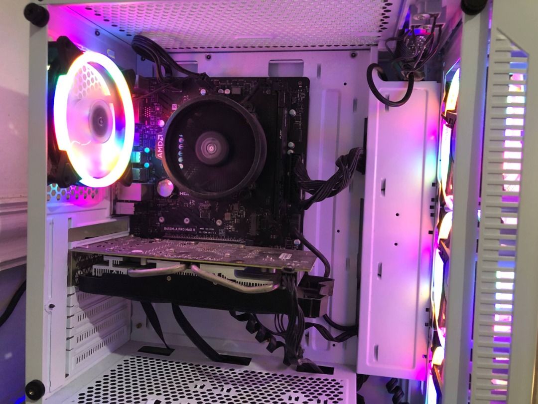 Gaming PC Set Ryzen 7 5700G + RX 580 + 144Hz Monitor (Complete Set ...