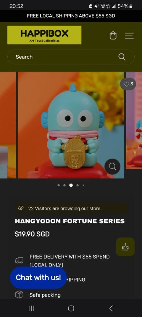 Sanrio Hangyodon Hangyudon Fortune Series Collectible Figure, Hobbies ...