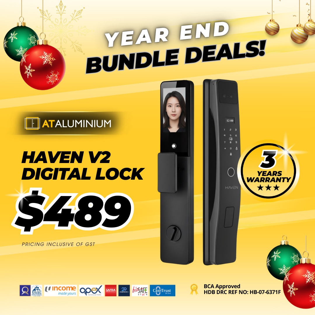Haven V2 Door Digital Lock, Furniture & Home Living, Security & Locks ...