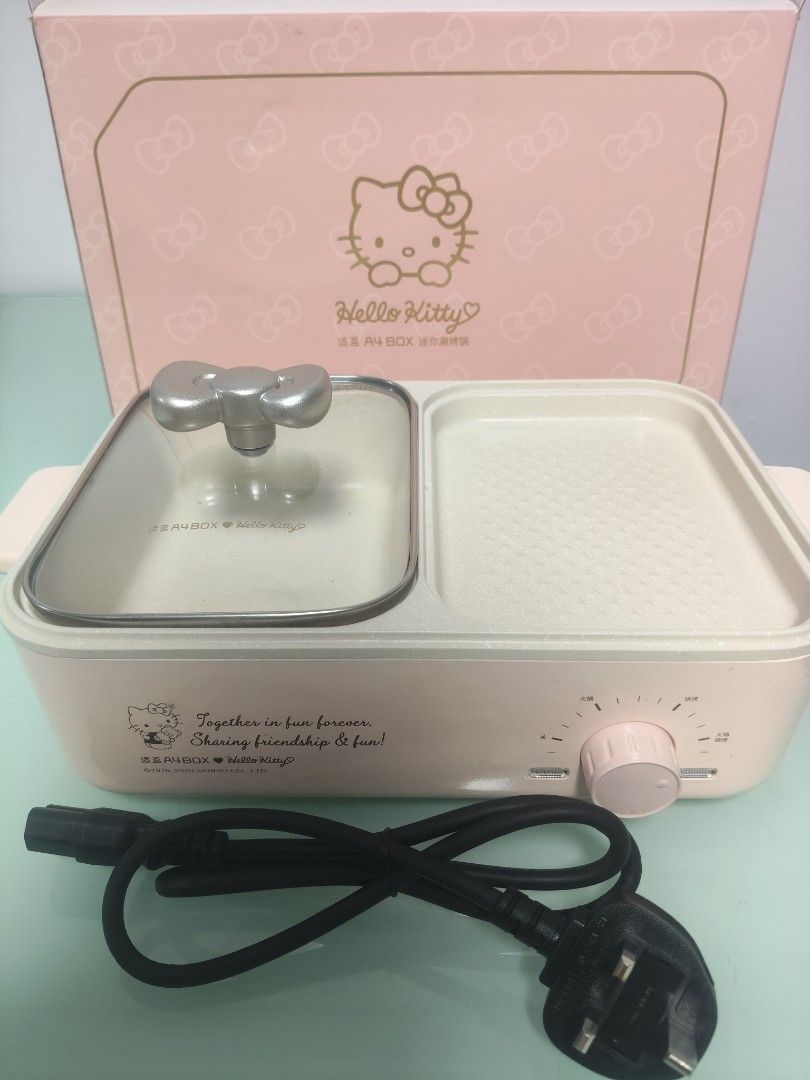Hello Kitty A4BOX Electric Grill, TV & Home Appliances, Kitchen ...