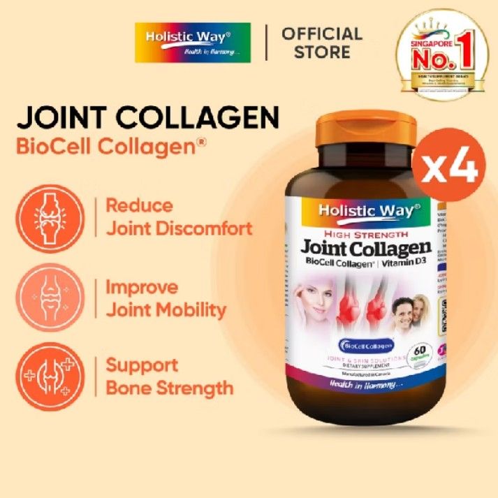 Holistic Way High Strength Joint Collagen x4, Health & Nutrition, Health Supplements, Vitamins ...