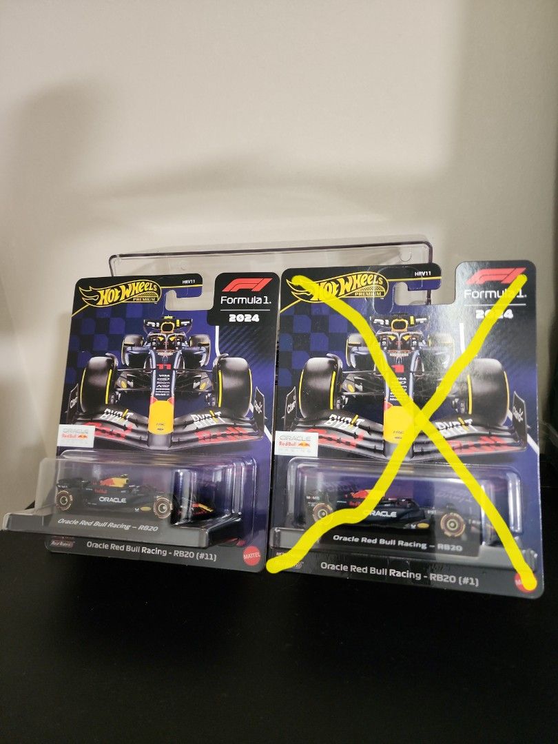 Hot Wheels Oracle Red Bull Racing RB20 F1 2024 #11, Hobbies & Toys ...