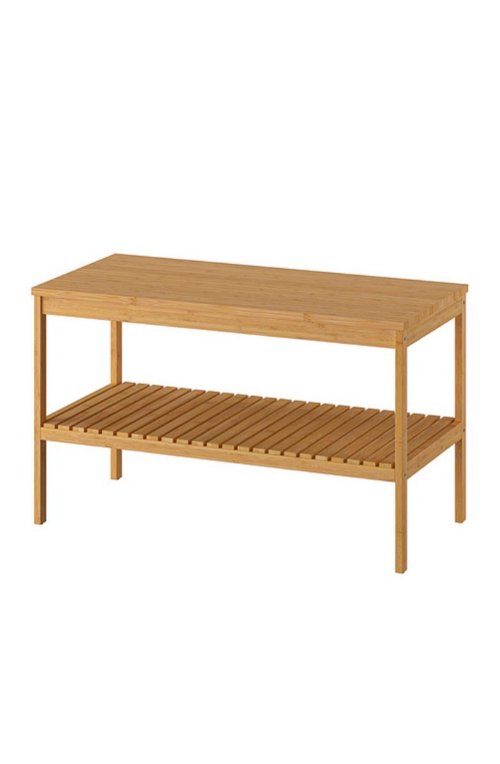 IKEA Ragrund Bamboo Bench, Furniture & Home Living, Furniture, Shelves ...