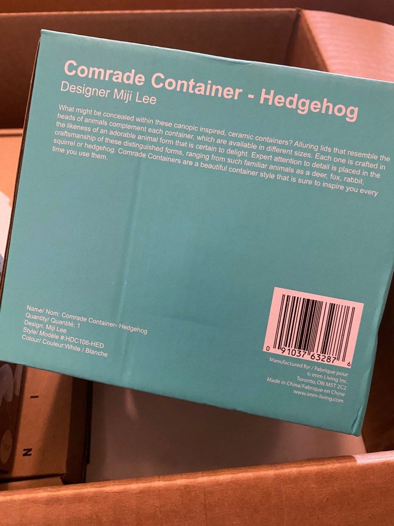 IMM Living Comrade Container - Hedgehog by Designer Miji Lee, Furniture ...