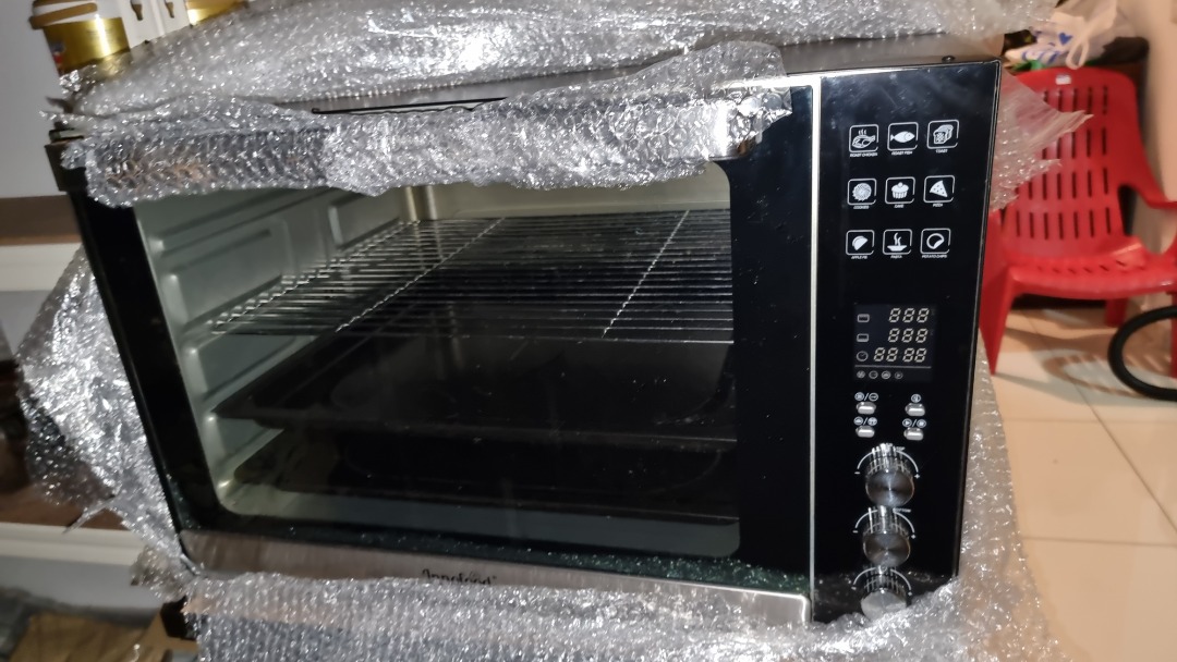 INNOFOOD 120L Digital Electric Oven with Multiple Trays, TV & Home ...