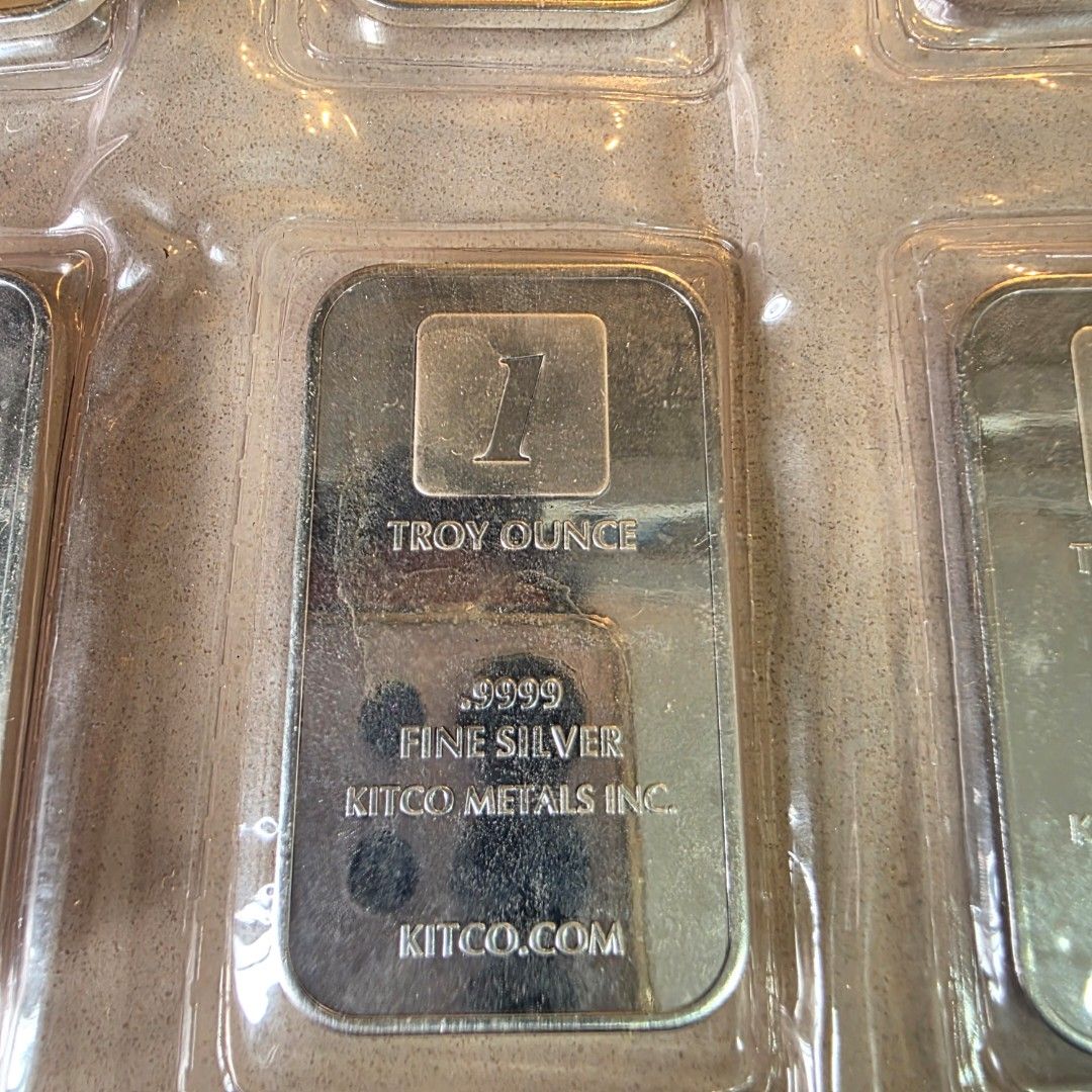 Kitco 1 oz .999 Fine Silver Bars, Hobbies & Toys, Memorabilia ...