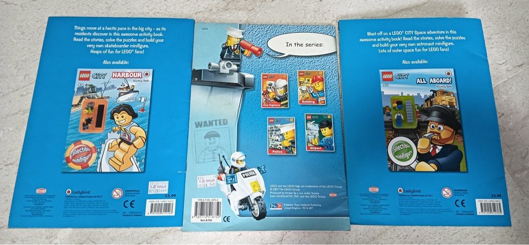 LEGO City Activity Books - Big City Life, Police, Space Mission ...