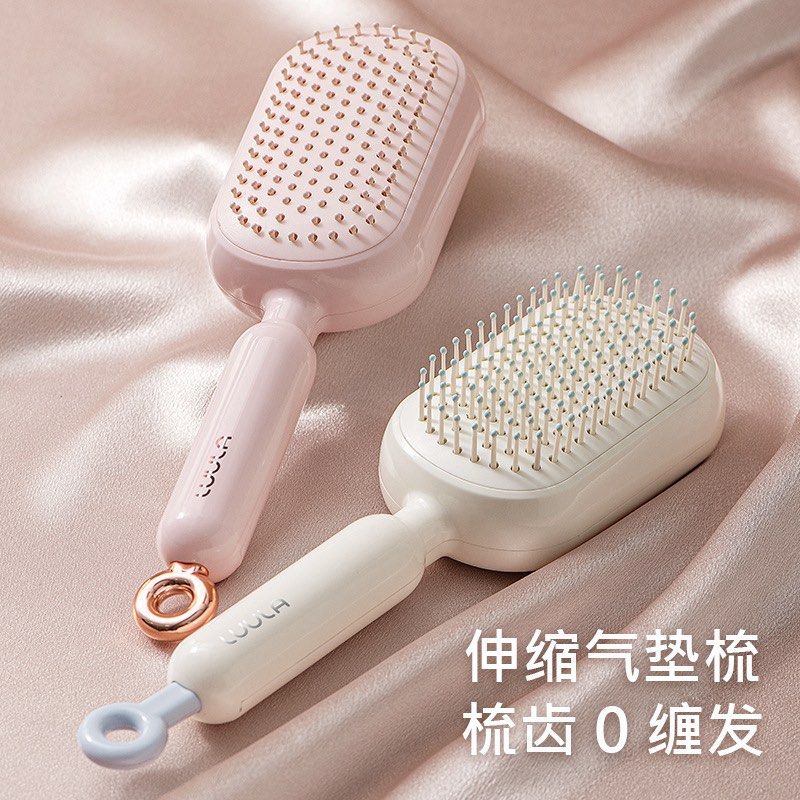 luula air bag retractable hair brush, Beauty & Personal Care, Hair ...
