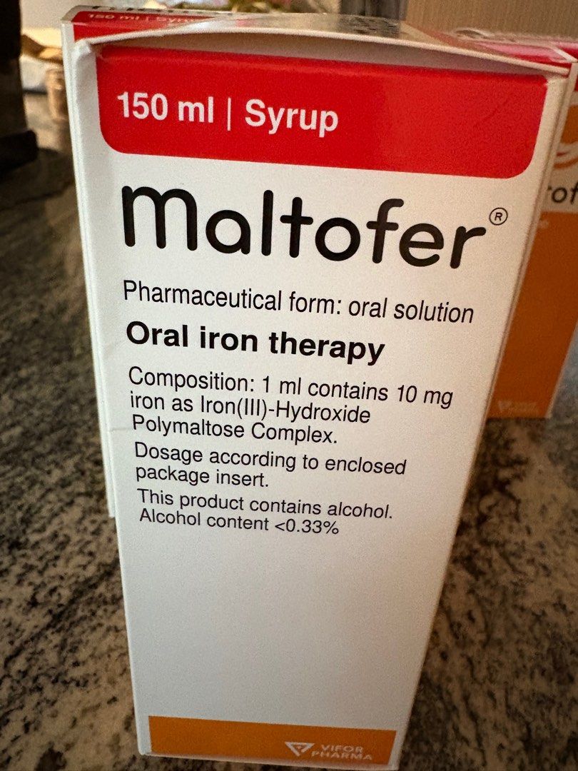 Maltoser Syrup 150ml - Oral Iron Therapy, Health & Nutrition, Medical ...