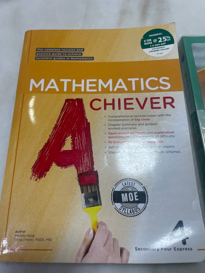 Mathematics Achiever Sec 4 Textbook, Hobbies & Toys, Books & Magazines ...