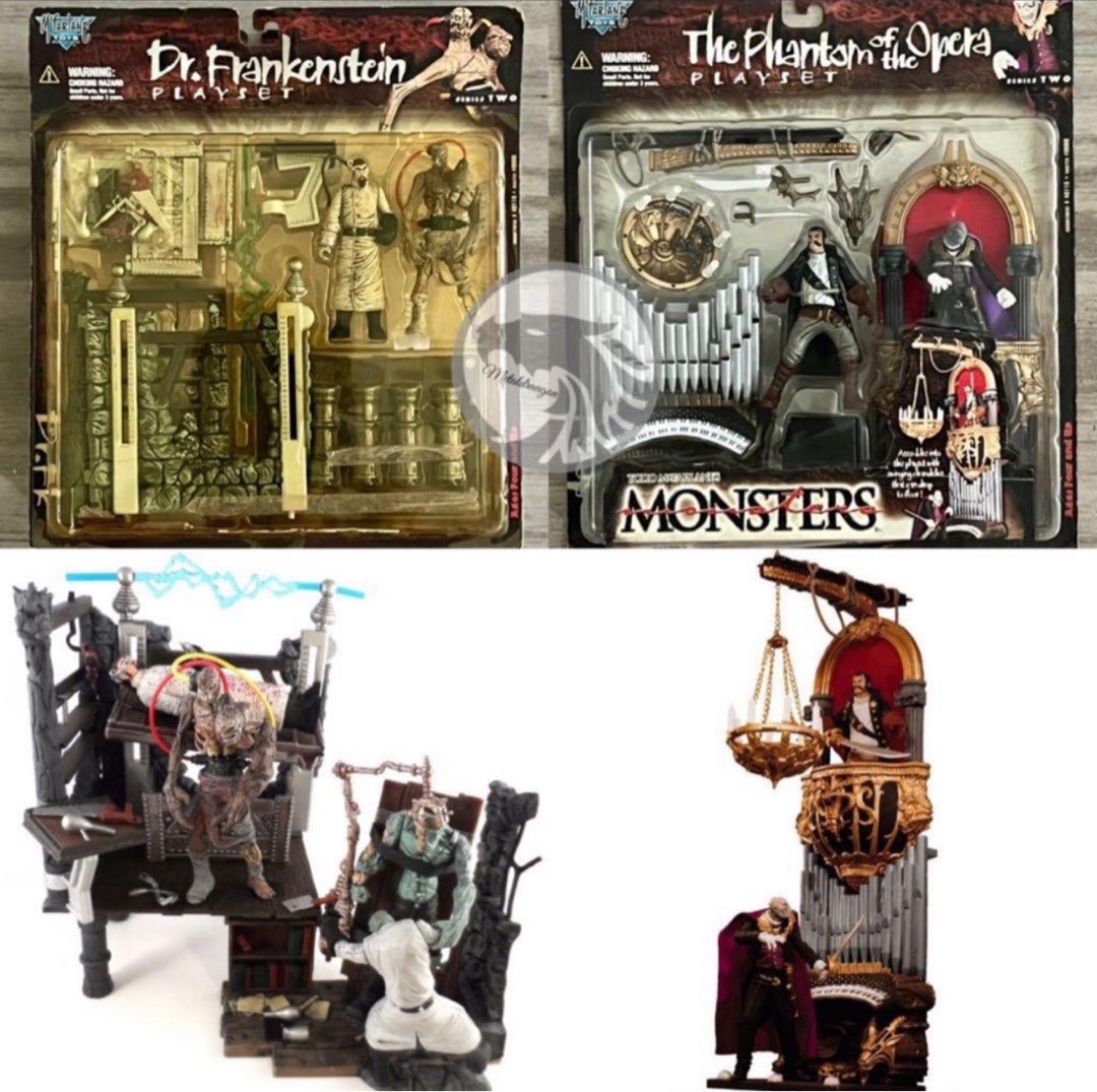 McFarlane Toys Monsters Vintage Playset Series | Phantom of the Opera ...