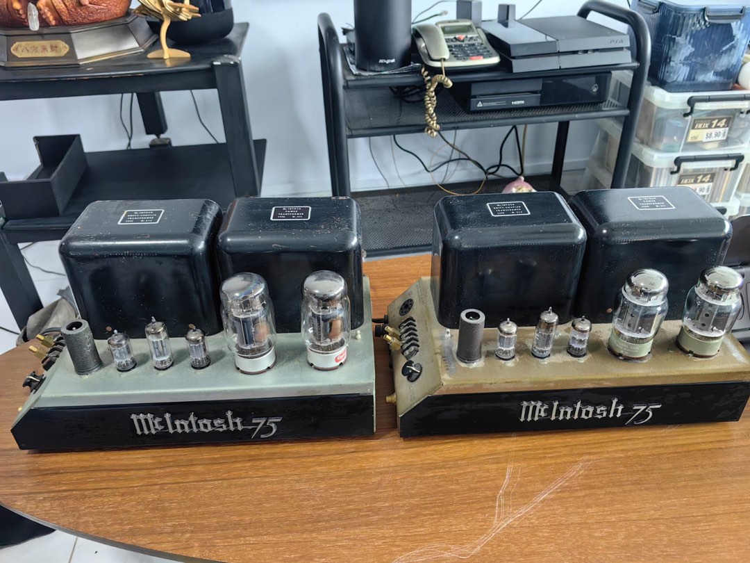McIntosh 75 Mono Tube Amplifiers - Vintage Audio, Audio, Soundbars ...